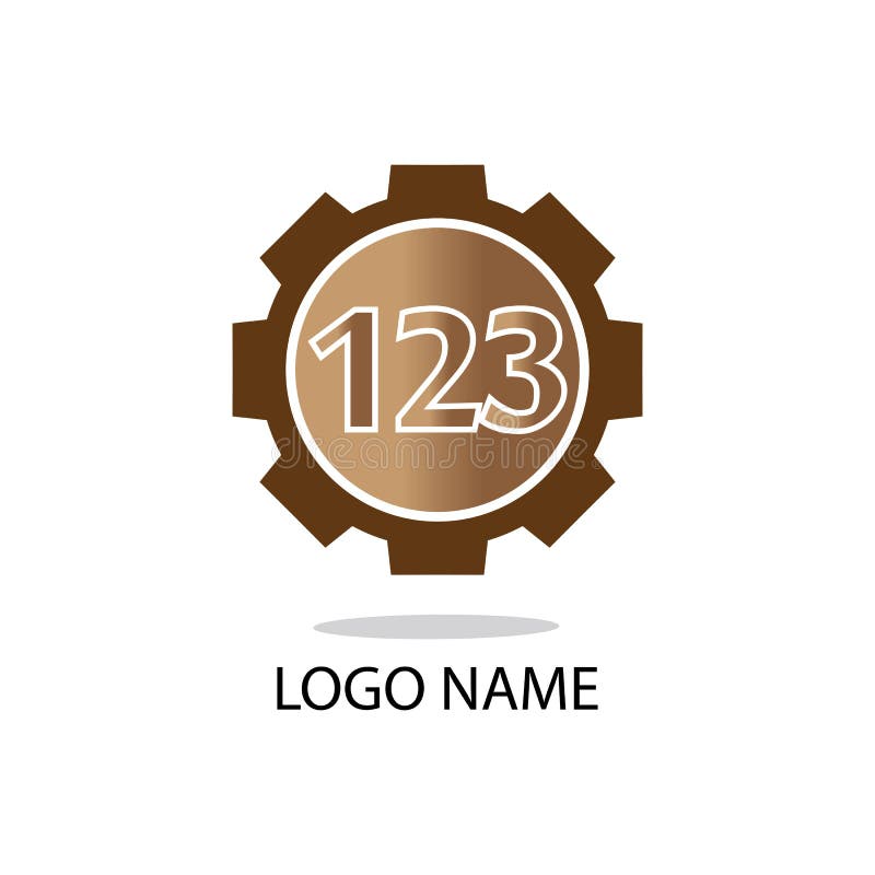 123 Number Design Modern Illustration Stock Vector - Illustration of ...
