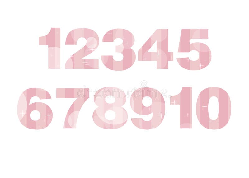 Number Design Symbol Numeral School Stock Illustration - Illustration ...