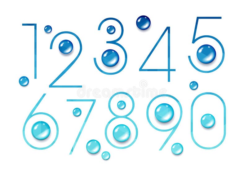 Number Design Symbol Numeral School Stock Illustration - Illustration ...