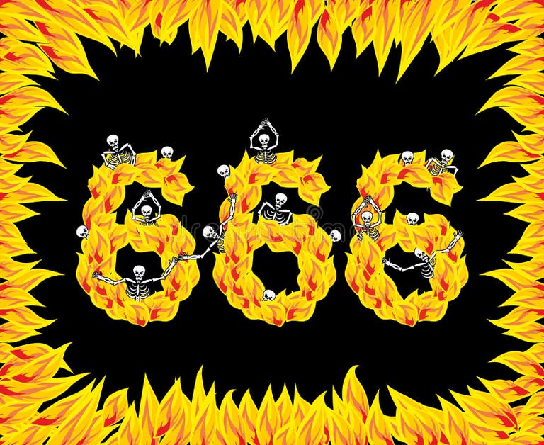 Devil Number 666 Stock Illustrations – 64 Devil Number 666 Stock ...