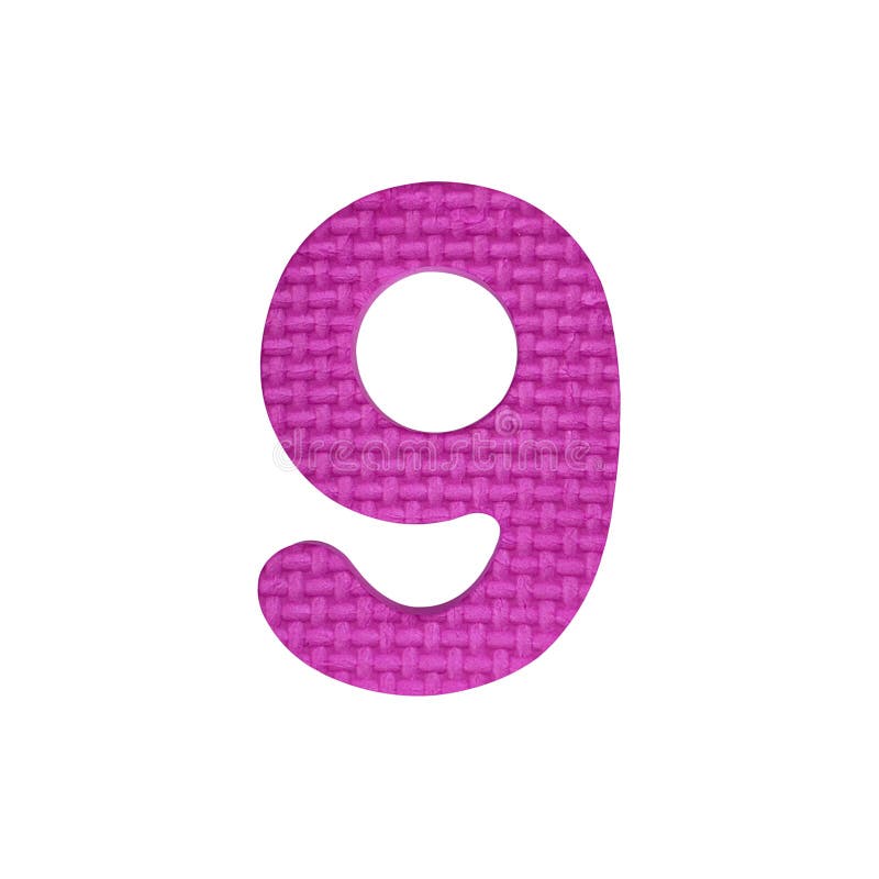 Number 9 in the Digit Table Stock Photo - Image of divide, number ...