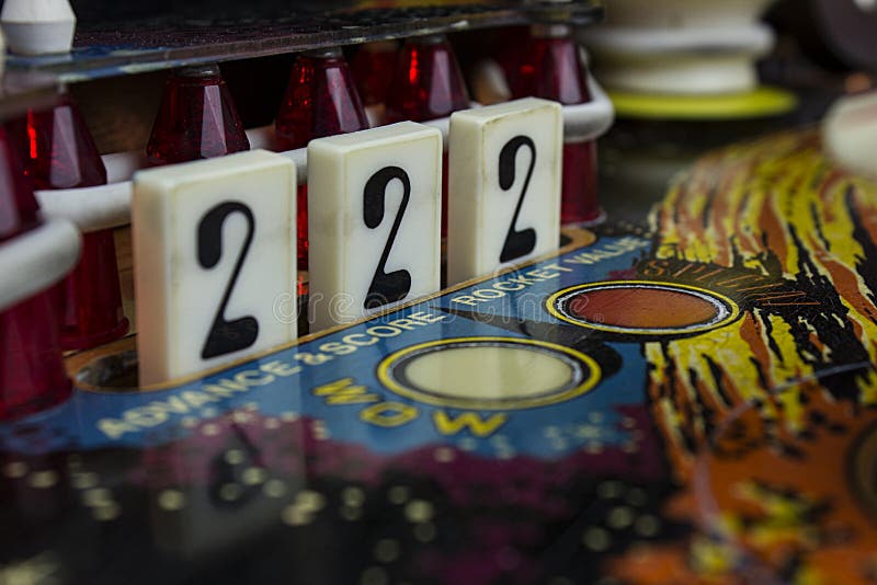 Number 2 Drop Targets Pinball Machine Stock Photos - Free & Royalty ...