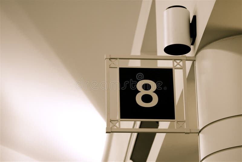 Number eight stock image. Image of airport, gate, eight - 3180469