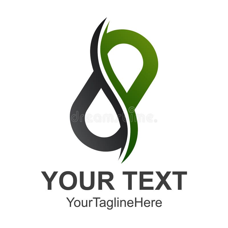 Number Eight 8 Abstract Logo Vector Design Icon Symbol Stock Vector ...