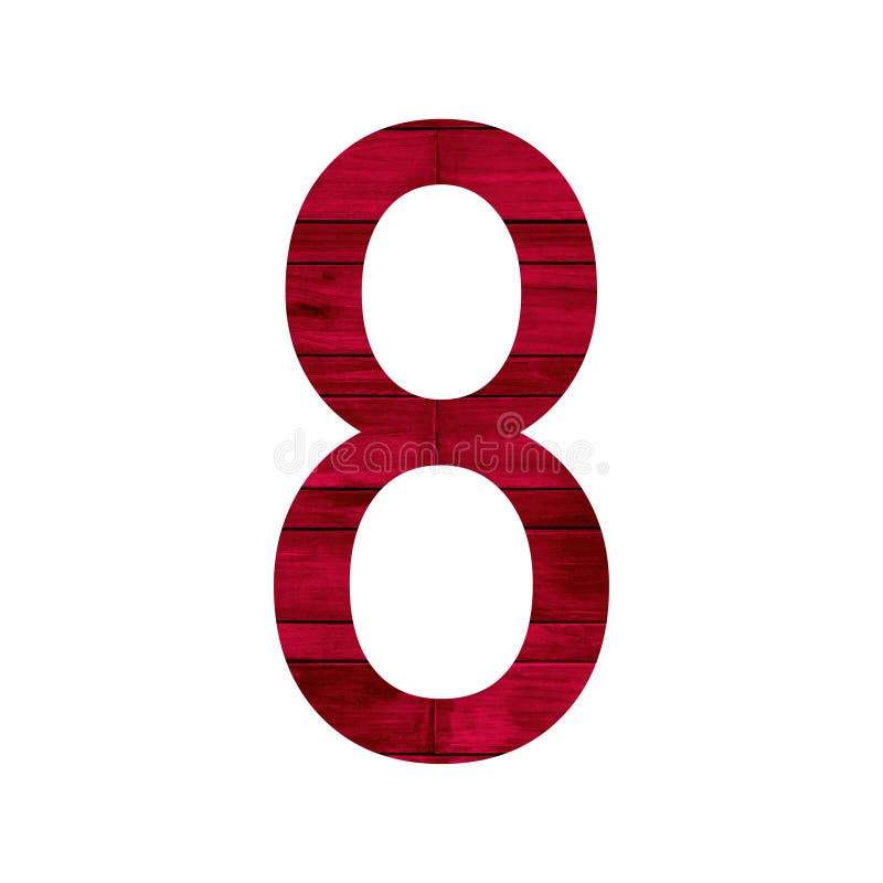 Number 8 eight alphabet stock photo. Image of wooden - 86668242