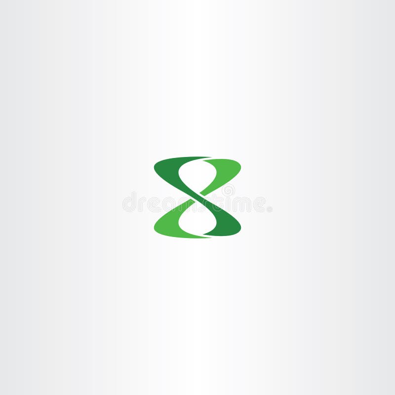 Number 8 Eight Logo Green Vector Icon Stock Vector - Illustration of ...