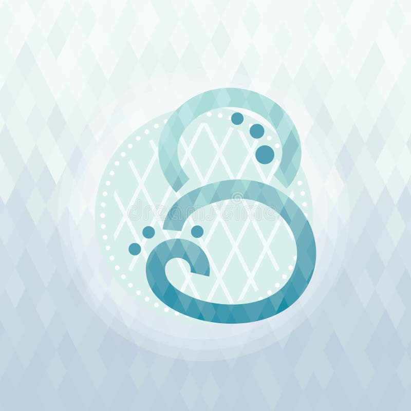 Number Eight. Vector Illustration Decorative Design Stock Vector ...