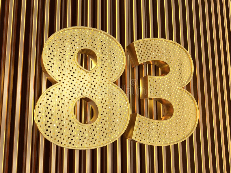 Set of Eighty-three Year Birthday. Number 83 Graphic Design Element ...