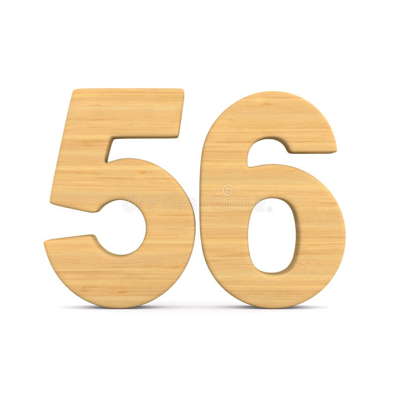 Number Fifty One on White Background. Isolated 3D Illustration Stock ...