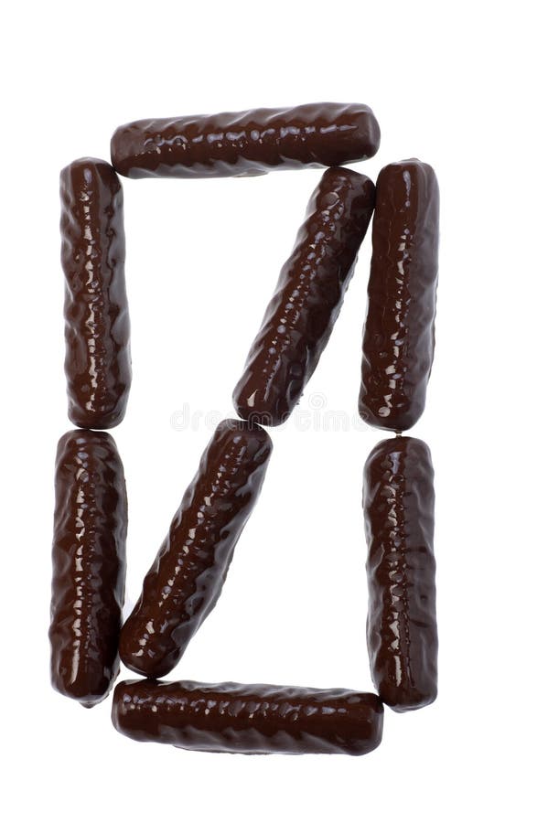Number, Figure - Chocolate Sticks Stock Photo - Image of snack, figure ...