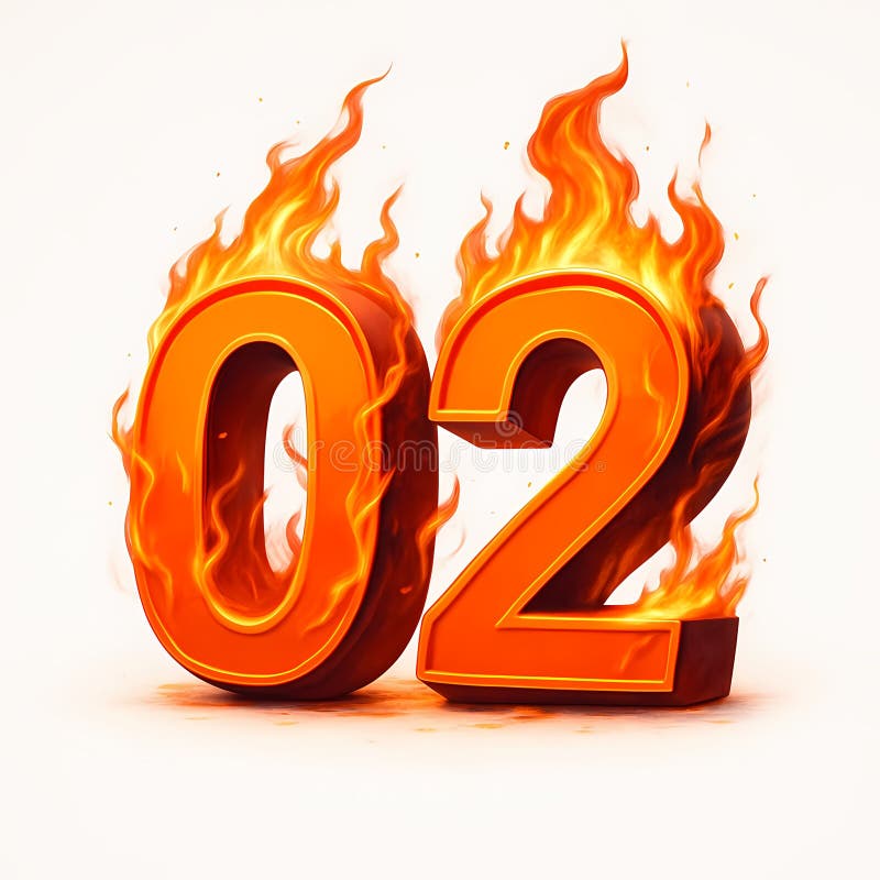 Realistic Fire Number Stock Illustrations – 750 Realistic Fire Number ...