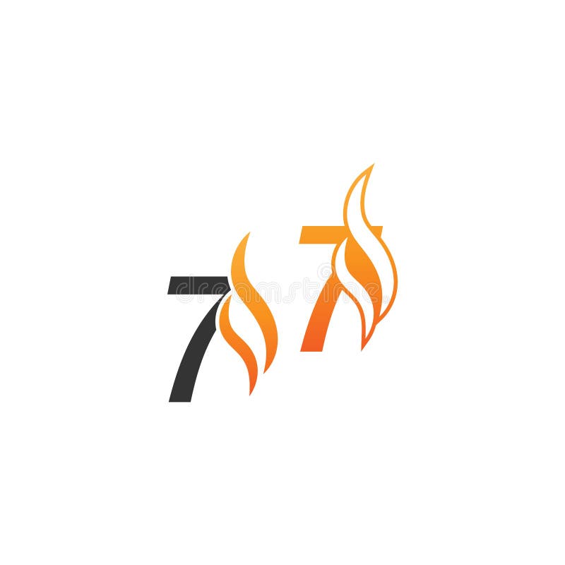 Number 7 Fire Stock Illustrations – 151 Number 7 Fire Stock ...