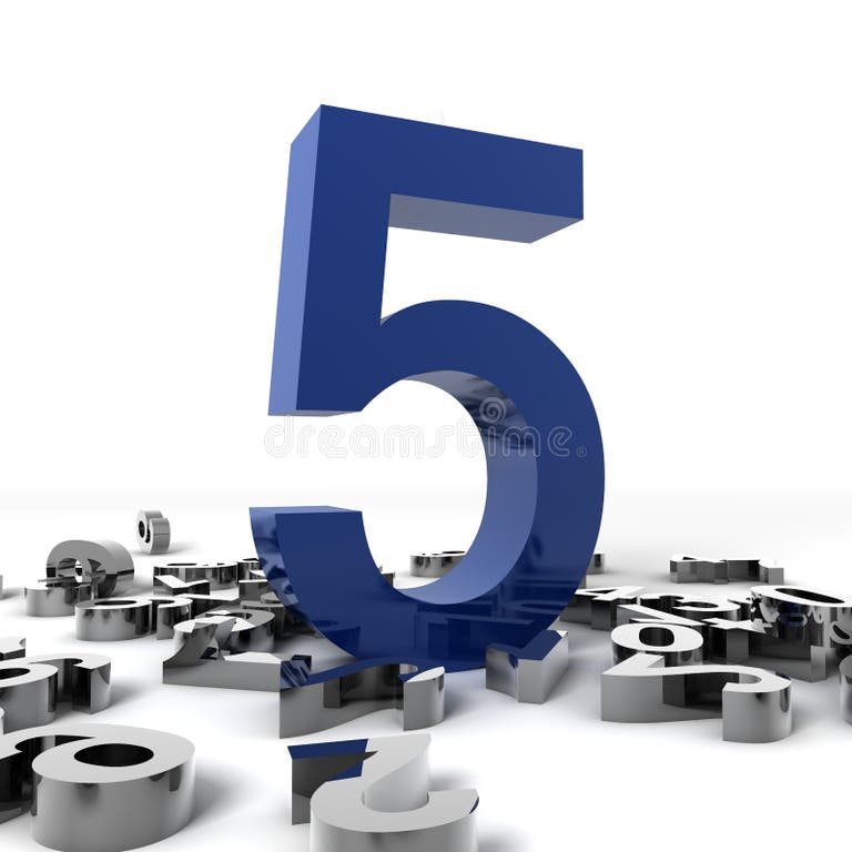 Number Five Stock Illustrations – 53,662 Number Five Stock ...