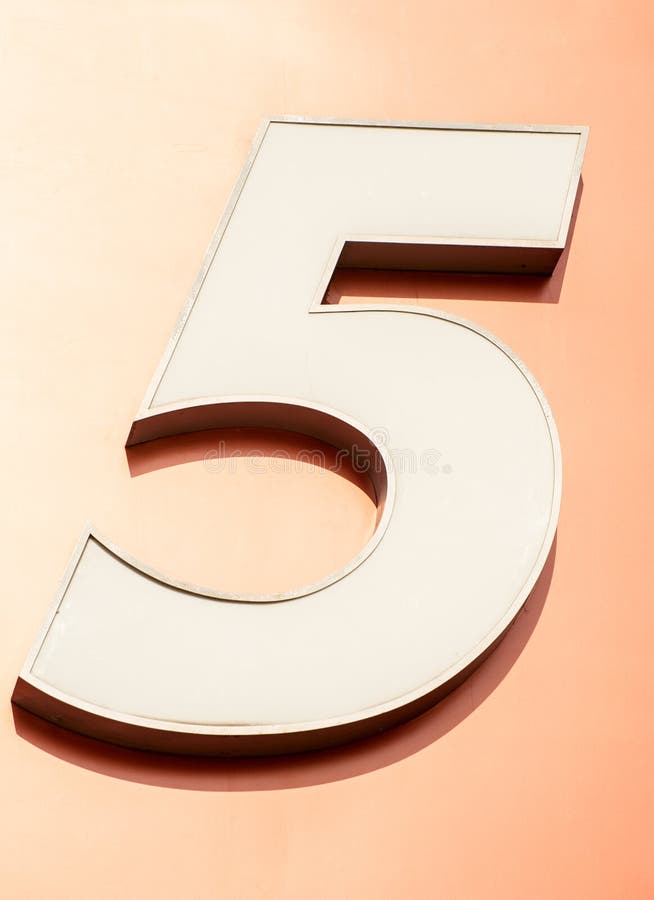 Number five stock photo. Image of digit, business, success - 14627118