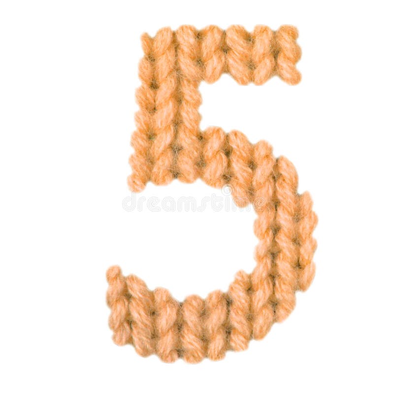 Number 5 Five Alphabet, Color Blue Stock Image - Image of percentage ...