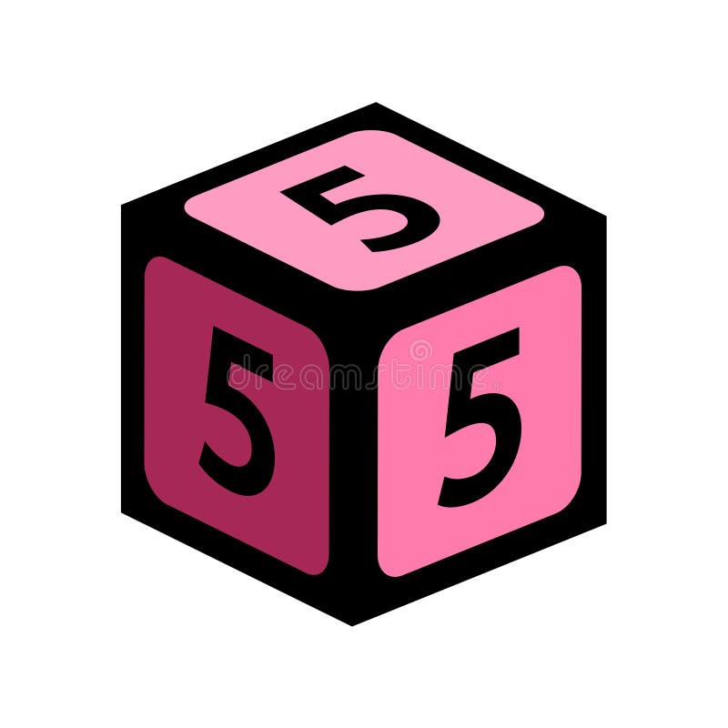 Number stock vector. Illustration of design, five, sign - 88766132