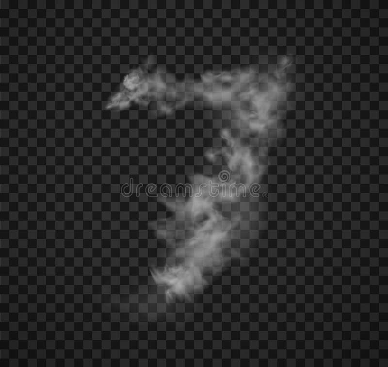 Number 3 of fog and smoke stock vector. Illustration of text - 359394119