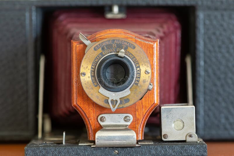Number 2 Folding Brownie Camera Model a Editorial Stock Image - Image ...