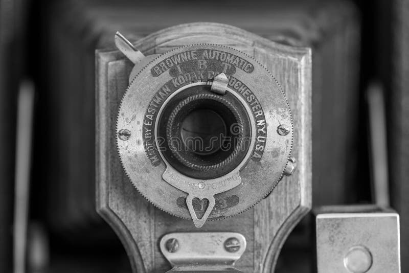 Number 2 Folding Brownie Camera Model a Stock Image - Image of ...