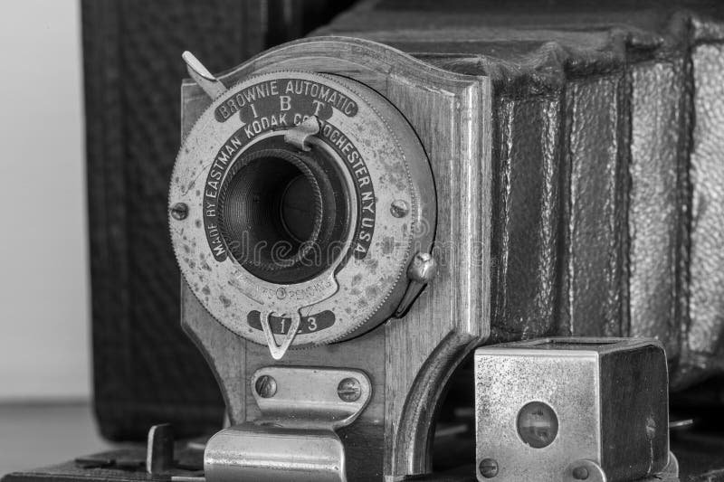 Number 2 Folding Brownie Camera Model a Stock Photo - Image of american ...