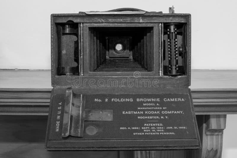 Number 2 Folding Brownie Camera Model a Editorial Photo - Image of ...