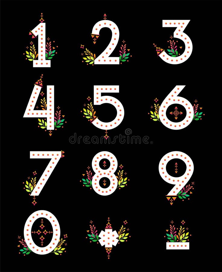 Tribal Black Alphabets. Jklmnopqr Collection. Gradient Ethnic Letters ...