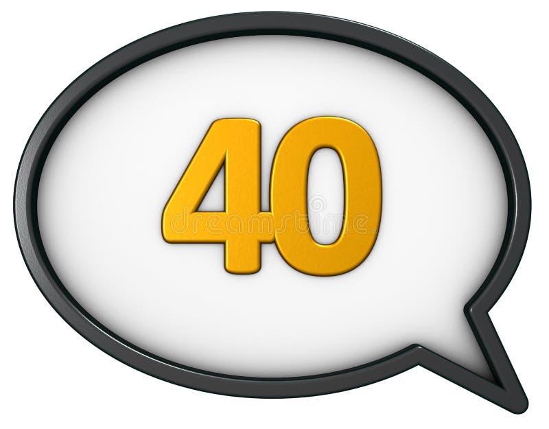 Set of Number Forty One Year 41 Year Celebration Design. Anniversary ...