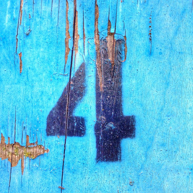Number Four stock photo. Image of background, four, painted - 70574610