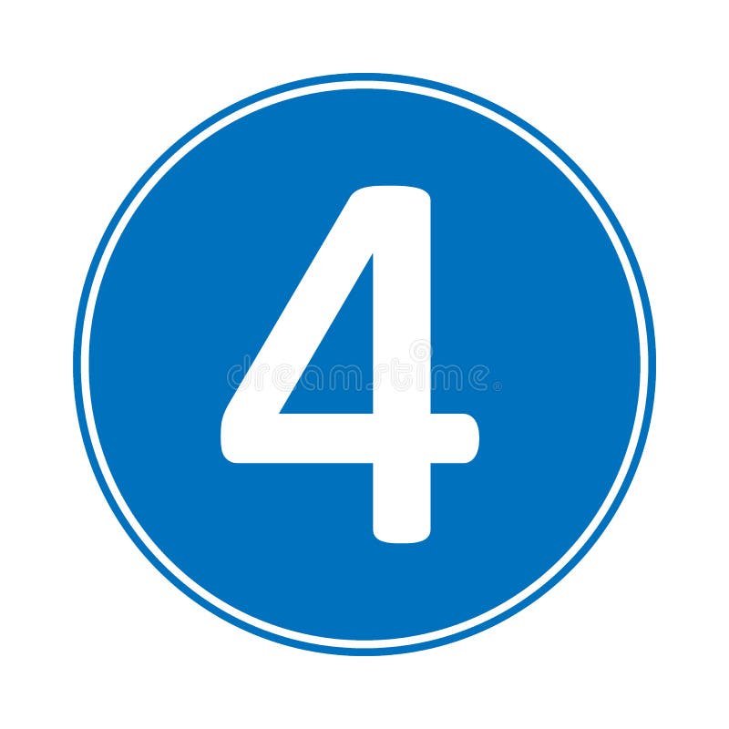 Numeral Button Four Stock Illustrations – 425 Numeral Button Four Stock ...