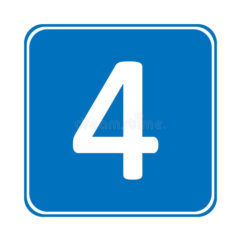 Numeral Button Four Stock Illustrations – 425 Numeral Button Four Stock ...