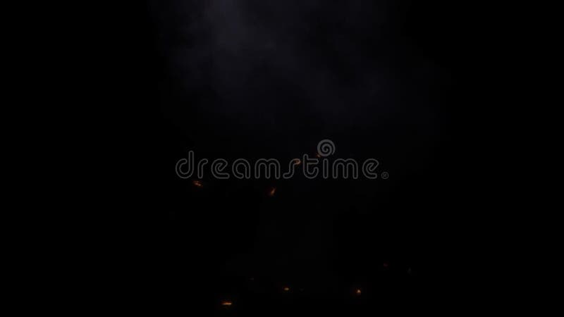 Number Four on Fire - Fire VFX Element - 4K Stock Video - Video of ...