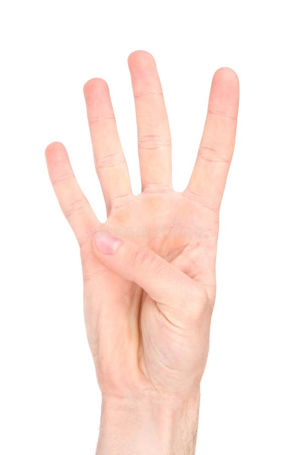 Number Four in Sign Language Stock Photo - Image of handed, hand: 24670646 Number Four in Sign Language Stock Photo - Image of handed, hand: 24670646