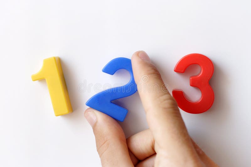 Number fridge magnets stock photo. Image of educate, teacher - 925430