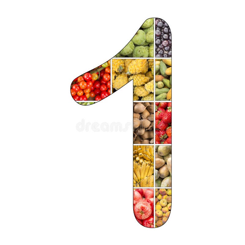 Number One Fruit Stock Illustrations – 546 Number One Fruit Stock ...