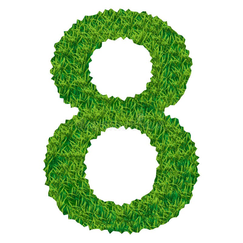 Vector Grass Font Numbers Stock Illustrations – 121 Vector Grass Font ...