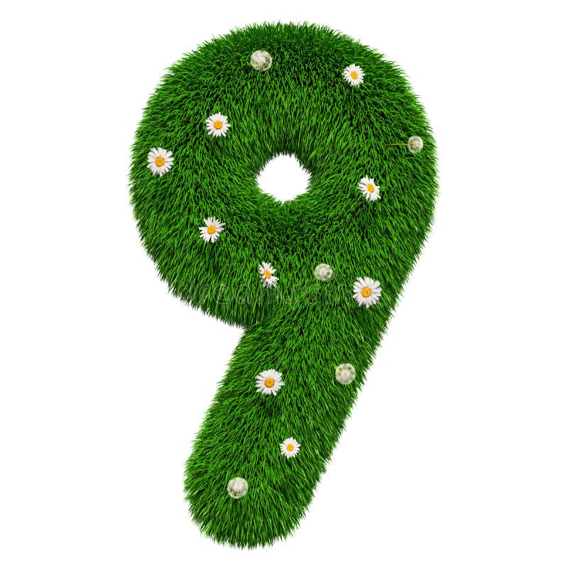 Number 9 Grass Stock Illustrations – 108 Number 9 Grass Stock ...