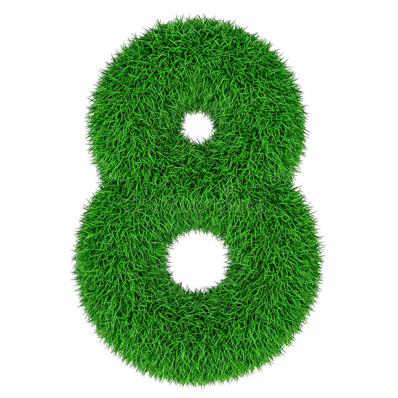 Number 8 Grass Stock Illustrations – 153 Number 8 Grass Stock ...