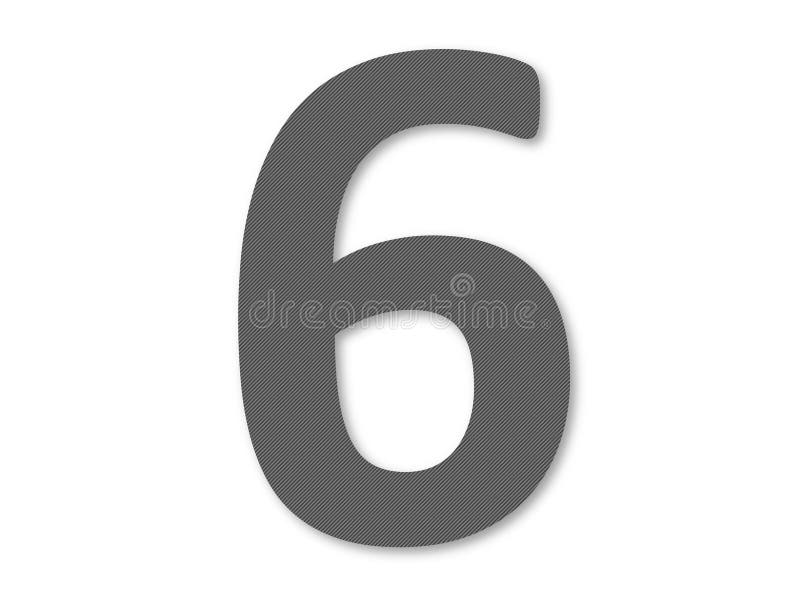 Number 3, Grey, Isolated on White Background Stock Illustration ...