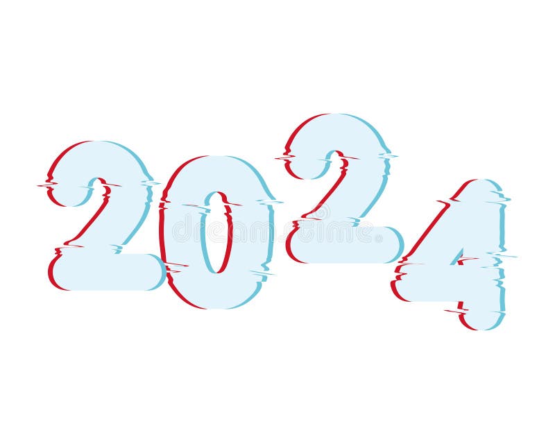 2024 Number Bubbles Isolated Stock Vector - Illustration of 2024, event ...