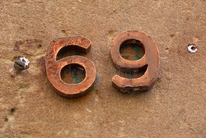 Number 69 stock image. Image of address, mathematics - 57137283