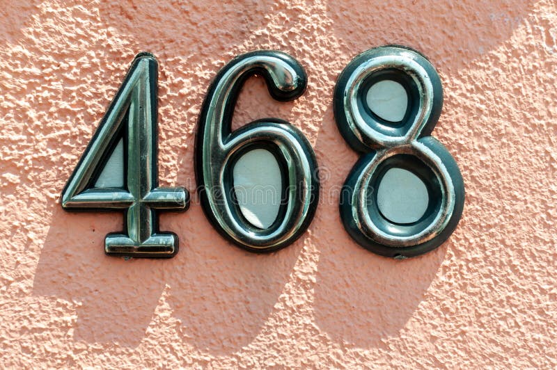 Number 468 stock image. Image of house, characters, enter - 208847817