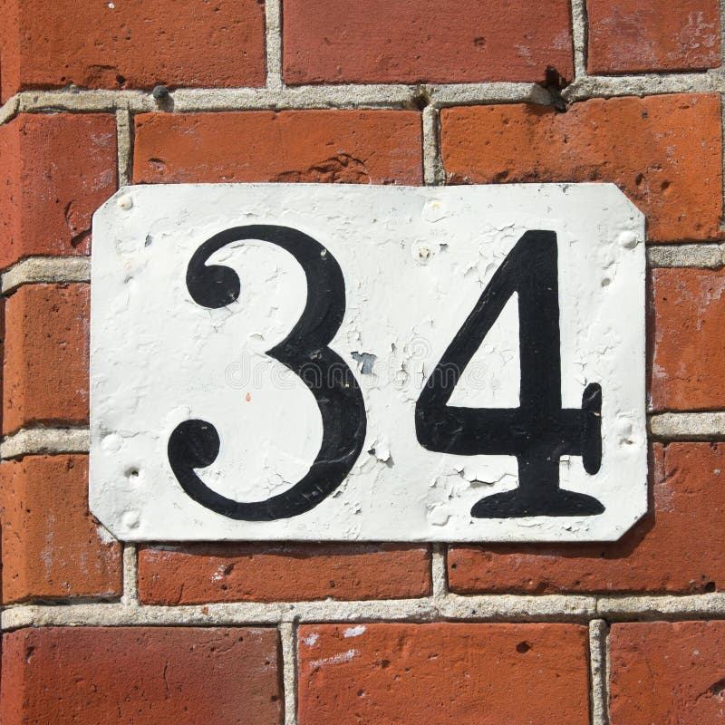 Number Thirty Four Wall House Stock Photos - Free & Royalty-Free Stock ...