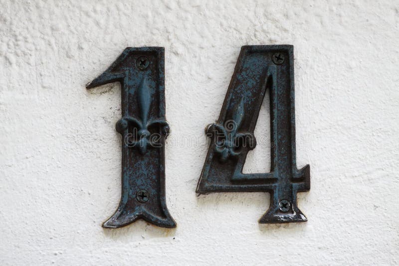 Number 14 stock image. Image of structure, white, residential - 31647681