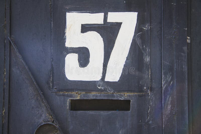 Number 57 stock photo. Image of wall, architecture, doorway - 46244956