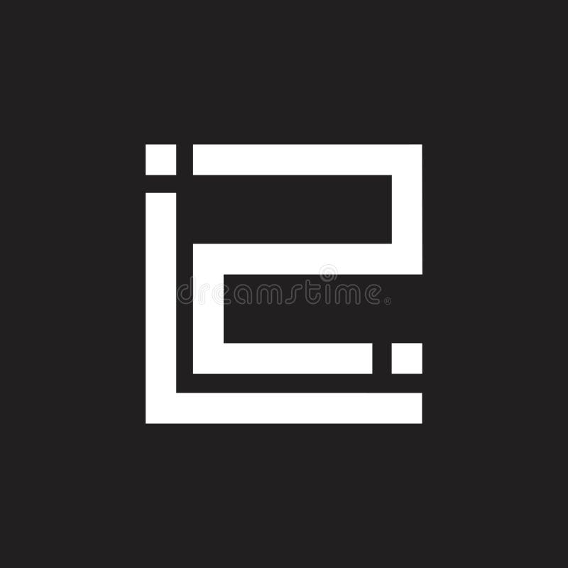 Number I2 Square Geometric Logo Vector Stock Vector - Illustration of ...