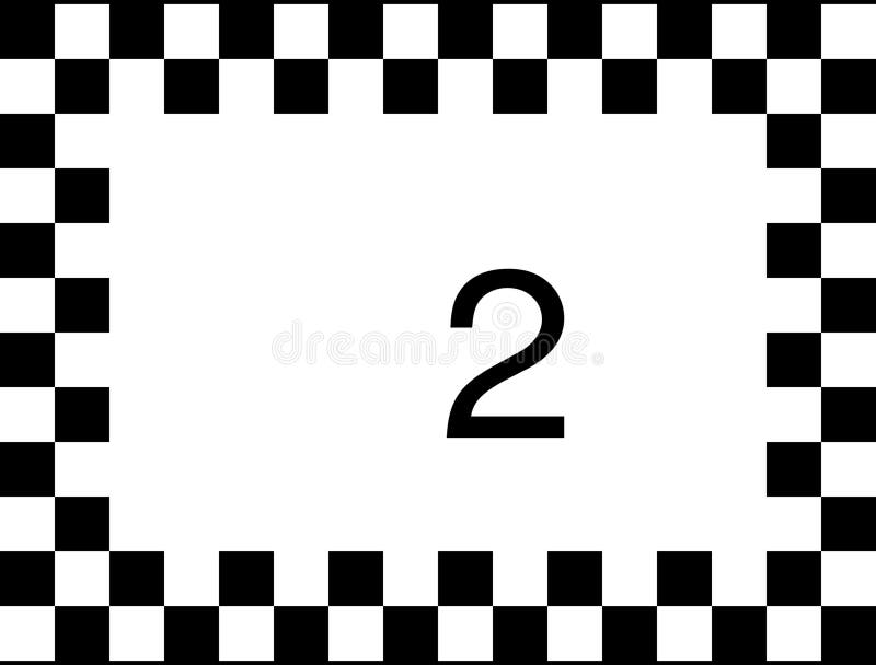 Checkered Numbers Stock Illustrations – 264 Checkered Numbers Stock ...