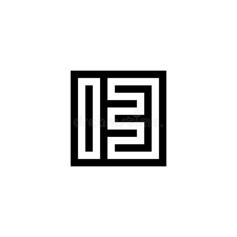 Number 13 icon design stock vector. Illustration of card - 181754343