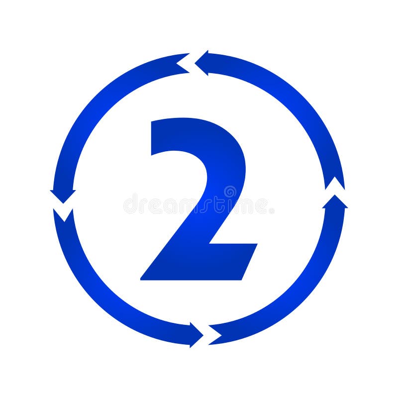 Number 2 icon stock illustration. Illustration of font - 114458321