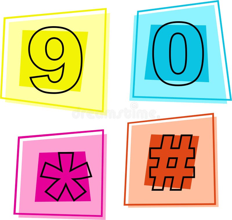 Number icons stock vector. Illustration of preschool, graphics - 869598