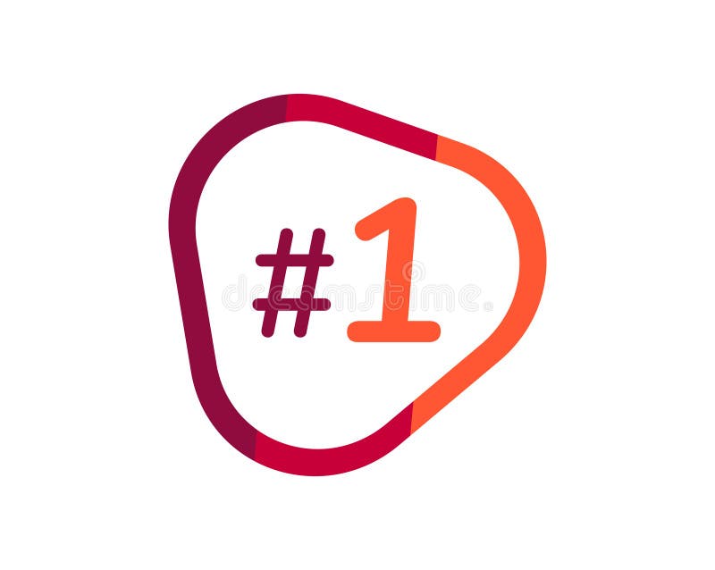 Number 1 Image Design, 1 Logos Stock Vector - Illustration of brand ...